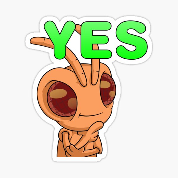 "SciAnts Emotes - Yes!" Sticker for Sale by SciAnts | Redbubble