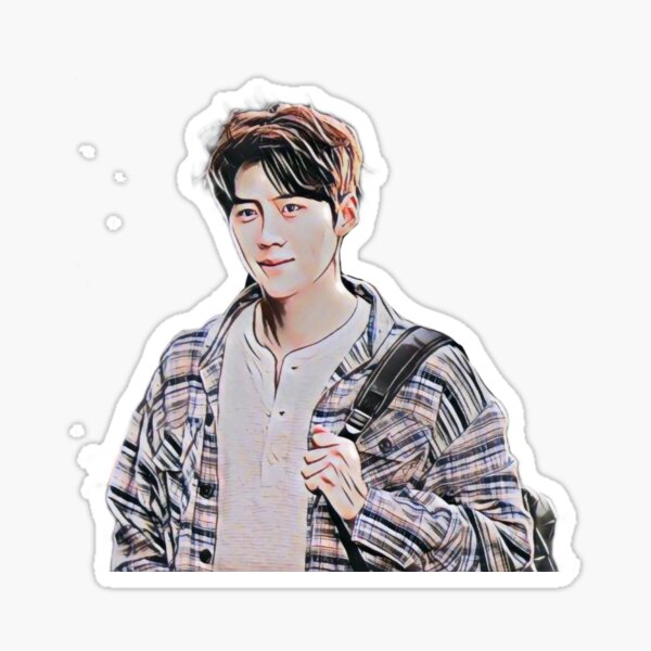 "Kim seon ho, " Sticker for Sale by Divya21 | Redbubble