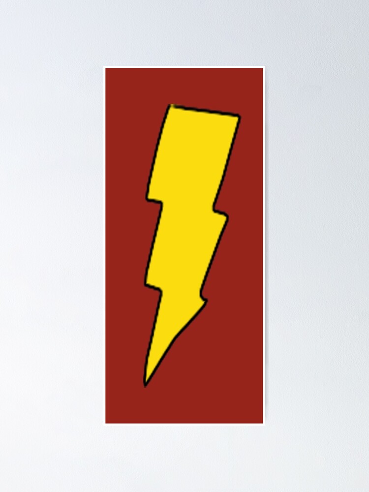 "Golden Age Whiz Comic Superhero-lightning bolt logo" Poster for Sale ...