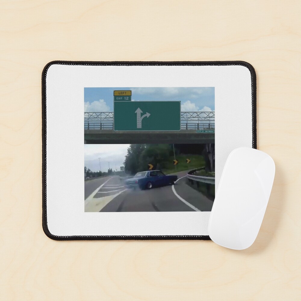 "Left Exit 12 Off Ramp Meme" Sticker for Sale by FlashmanBiscuit ...