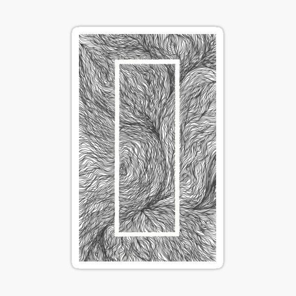 "Negative Space" Sticker by Hendy-Inc | Redbubble