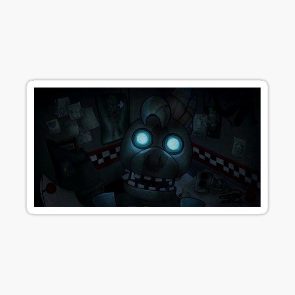 "CAM 1 Jumpscare" Sticker for Sale by SilverImagines | Redbubble