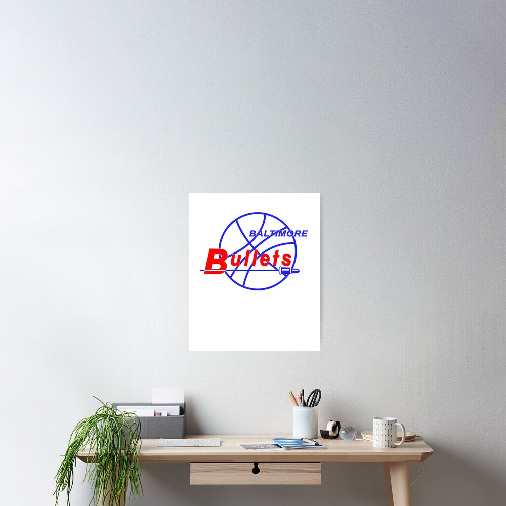"Baltimore Bullets ABL/BAA/NBA Basketball Team Vintage Logo" Poster for ...