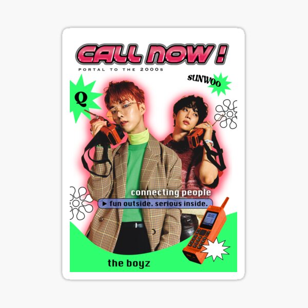 "Ji Changmin Kim Sunwoo : CALL NOW !! " Sticker for Sale by ...