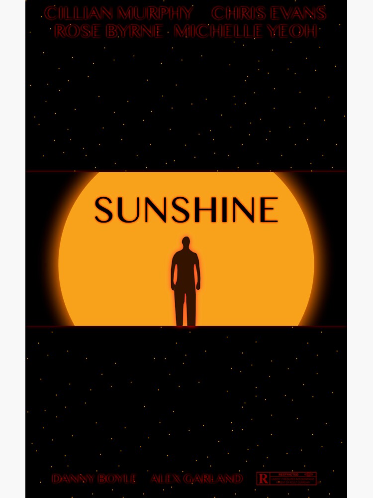 "SUNSHINE (2007) fan made poster" Sticker for Sale by MGraweyFilms ...