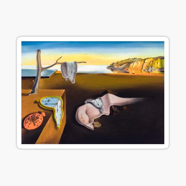 "Salvador Dali | The Persistence of Memory | " Sticker for Sale by ...