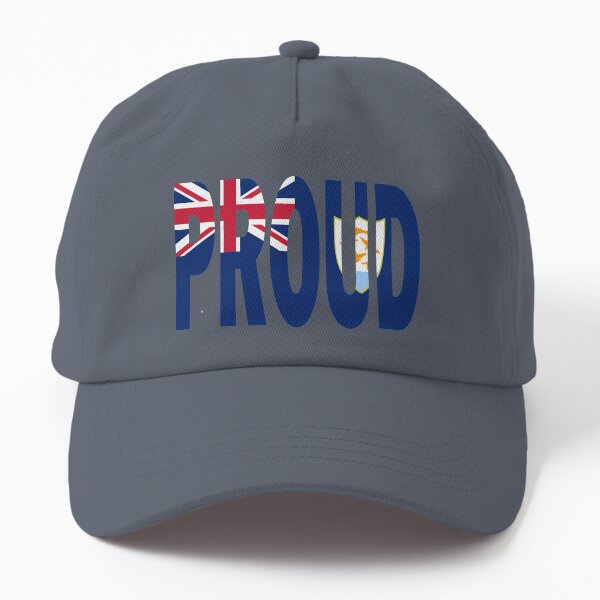 "Anguilla Flag Design in The Word Proud - BVI - Soca Mode" Cap for Sale ...