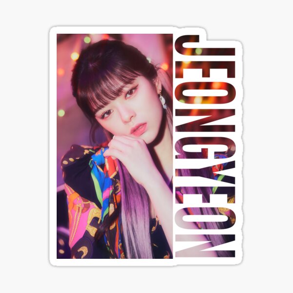 "KPOP JEONGYEON" Sticker for Sale by Ryuell | Redbubble
