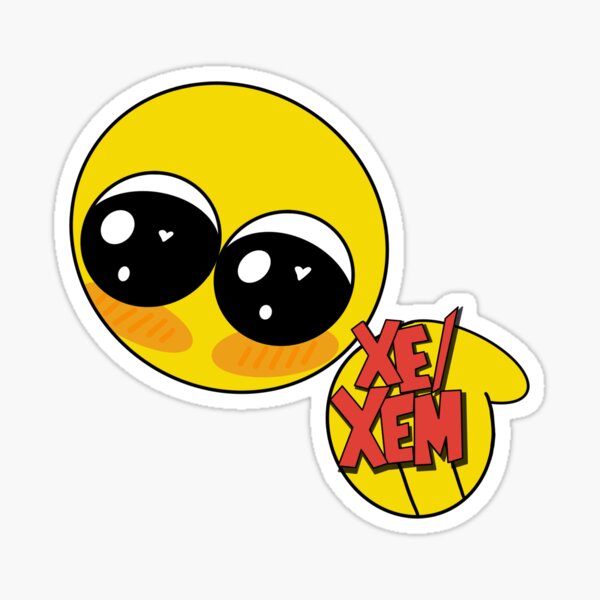 "Xe/Xem Pronouns" Sticker for Sale by dreadingdesigns | Redbubble