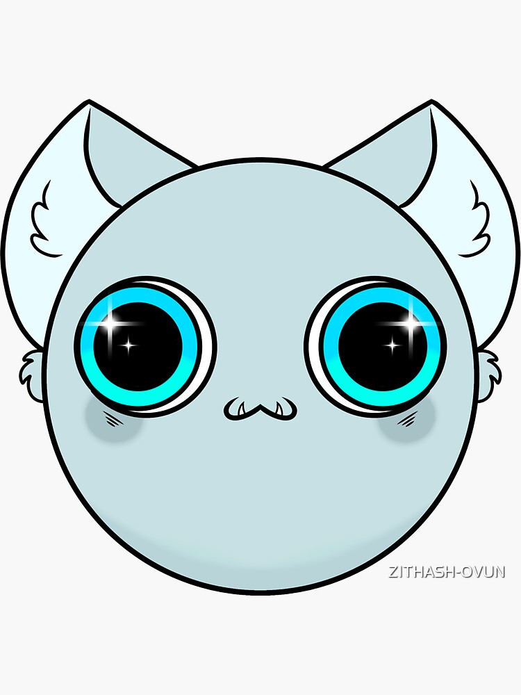 "Derpy cat" Sticker for Sale by ZITHASH-OVUN | Redbubble