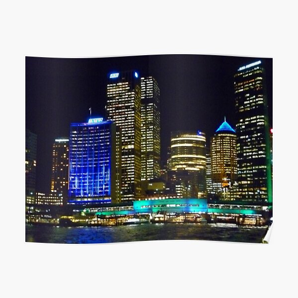 "Colouring the Quay" Poster by TonyCrehan | Redbubble