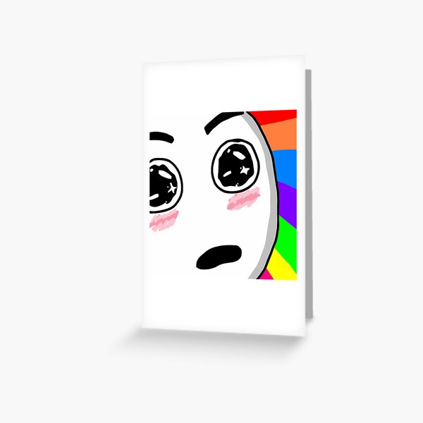 "Wow meme face" Greeting Card for Sale by Nathan26 | Redbubble