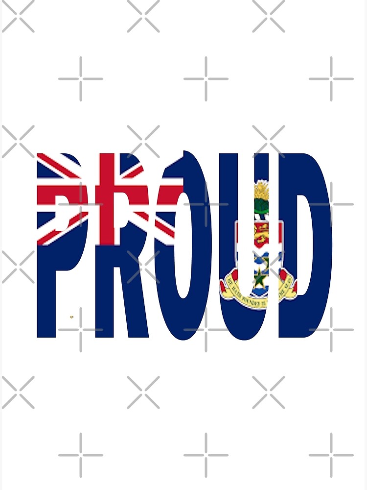 "The Cayman Islands Flag Design in The Word Proud - Soca Mode ...