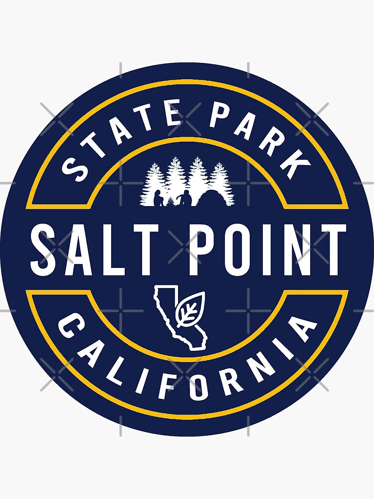 "Salt Point State Park Logo" Sticker for Sale by VanyaKar | Redbubble