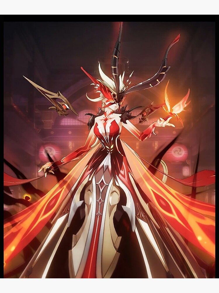 Póster «Genshin Impact - Signora Weekly Boss - Gráfico de arte oficial ...
