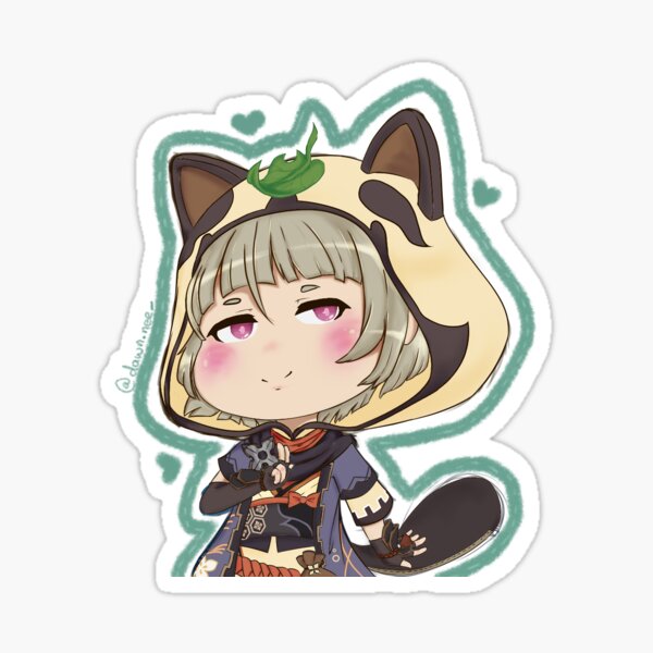 "Chibi Sayu [Genshin Impact]" Sticker for Sale by Dawnee3 | Redbubble