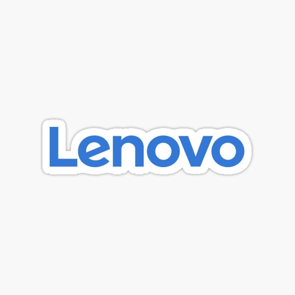 "LAPTOP - "LENOVO" LOGO" Sticker for Sale by grenaldstark | Redbubble