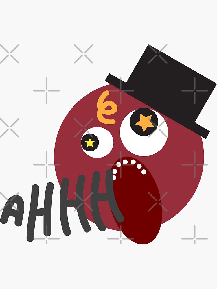 "Adorable Ahhh icon - Emotion icon emoji" Sticker for Sale by ...