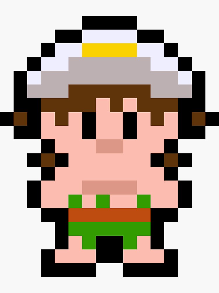 "Pixel Master Higgins" Sticker for Sale by ImpishMATT | Redbubble