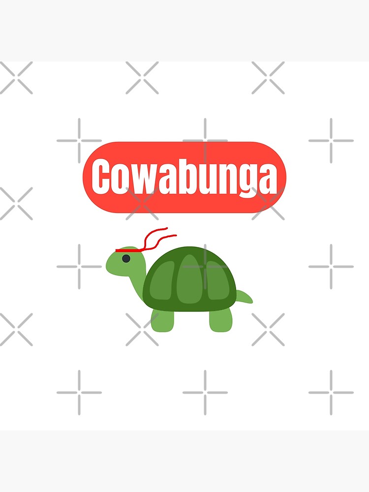 "Cowabunga " Poster for Sale by SimpleLee | Redbubble