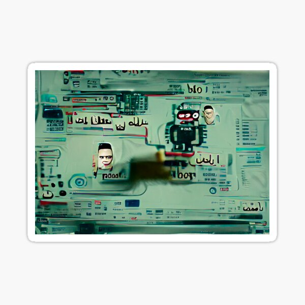 "mr robot" Sticker for Sale by Estudiobakugo | Redbubble