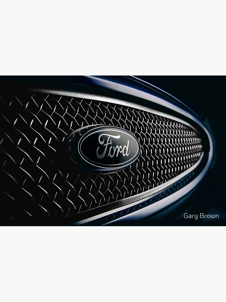 "Ford badge from a 2000 Mondeo ST200" Poster for Sale by garybrown1 ...
