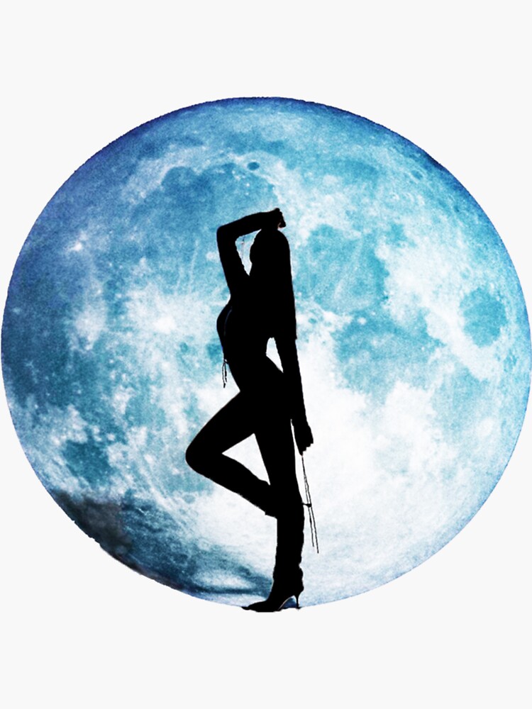 "Blue Moon, Dua!" Sticker for Sale by LiamPhiliop | Redbubble