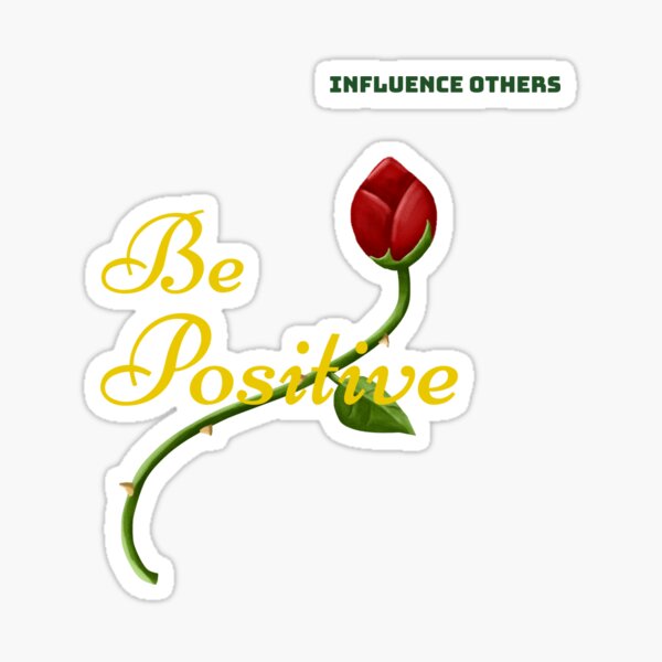 "Influence others" Sticker for Sale by DeesTee | Redbubble