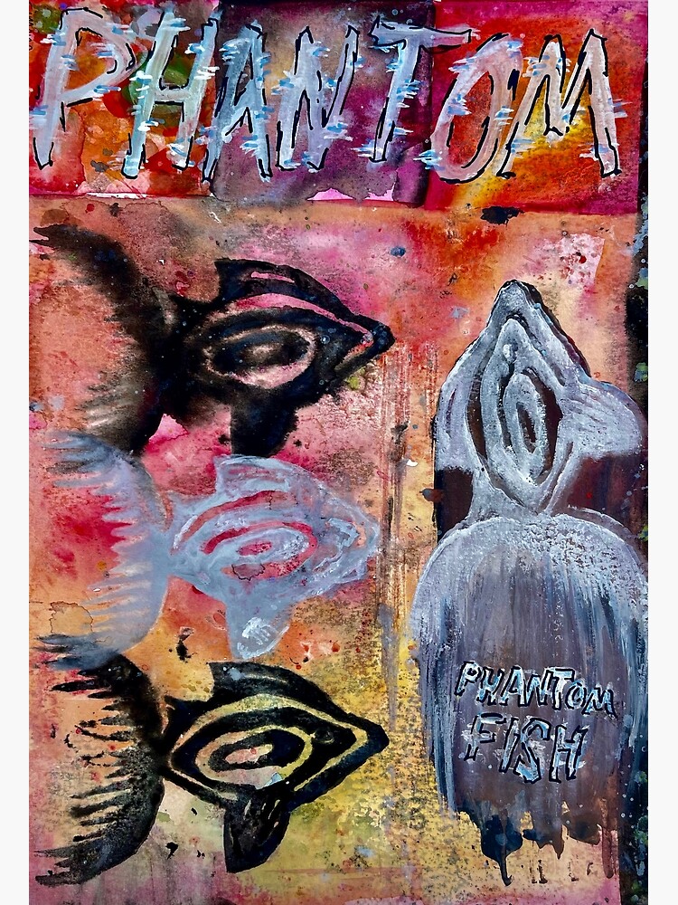 "PHANTOM FISH" Poster for Sale by sim1arts | Redbubble
