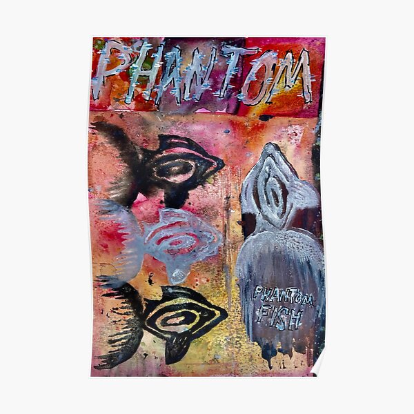 "PHANTOM FISH" Poster for Sale by sim1arts | Redbubble