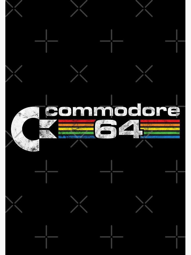 "Commodore 64 retro logo" Poster for Sale by DzineMon | Redbubble