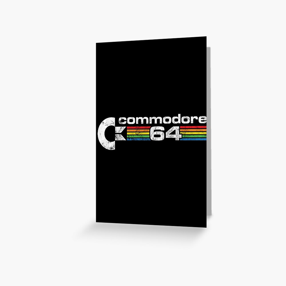 "Commodore 64 retro logo" Greeting Card for Sale by DzineMon | Redbubble