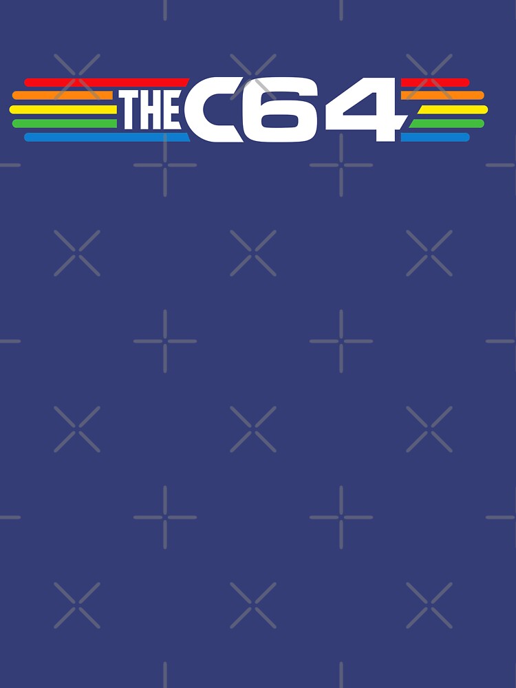 "C64 retro logo" Essential T-Shirt for Sale by DzineMon | Redbubble