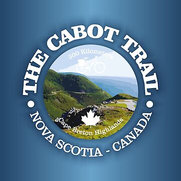 "Cabot Trail (cycling)2" Sticker for Sale by curranmorgan | Redbubble