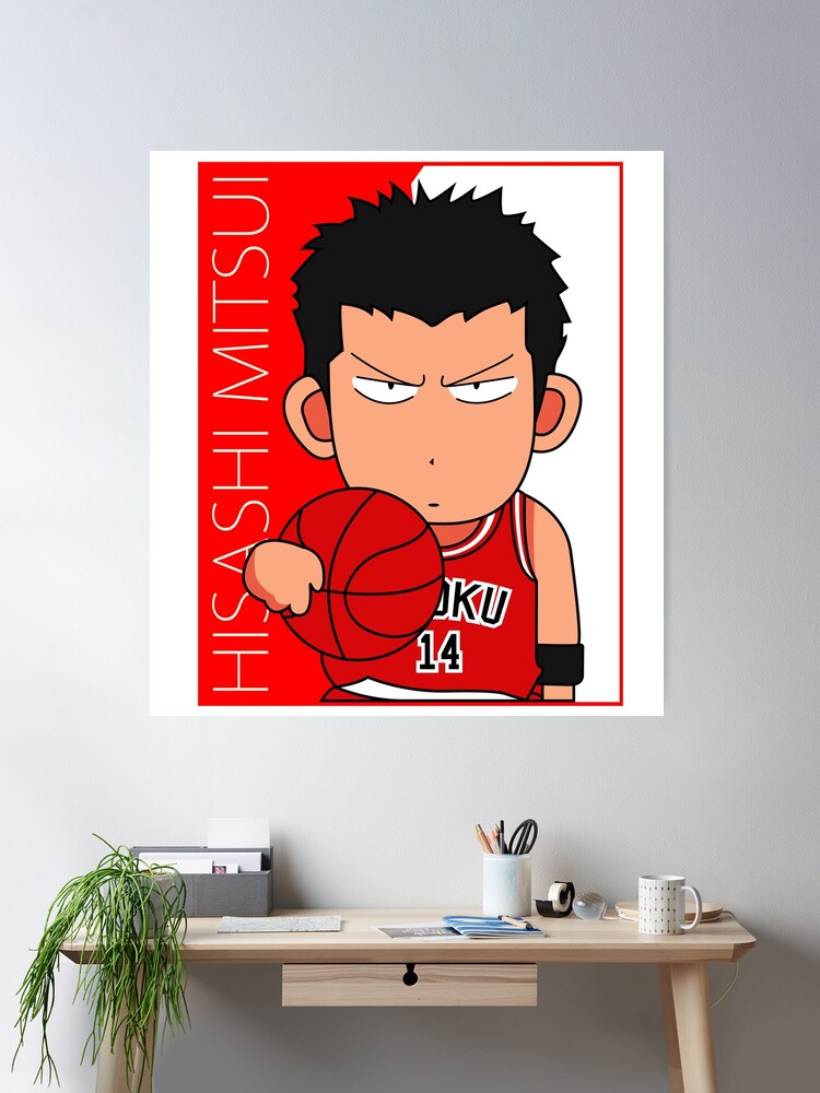 Mitsui Chibi Slam Dunk Hanamichi Sakuragi & Rukawa Kaede & Miyagi