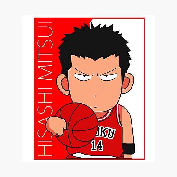 "adorable hishashi mitsui chibi " Photographic Print for Sale by johnngobosart | Redbubble