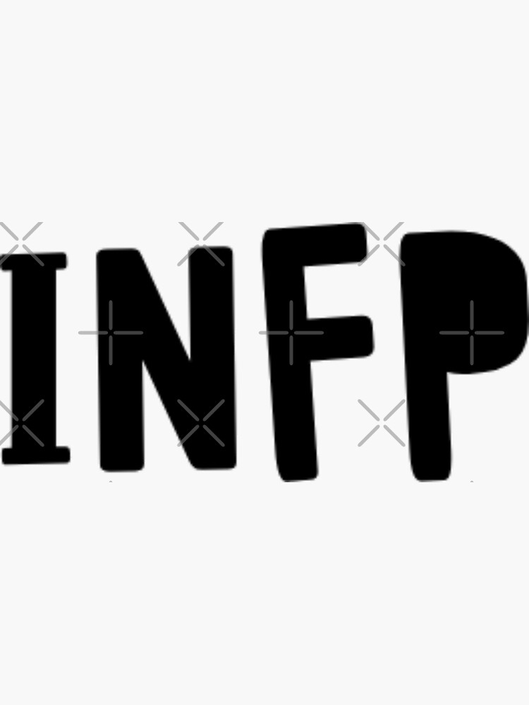 "INFP" Sticker for Sale by ToNeverLand | Redbubble