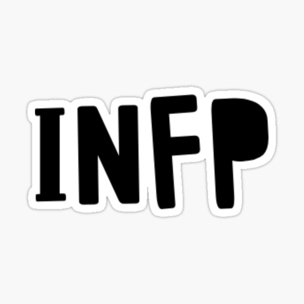 "INFP" Sticker for Sale by ToNeverLand | Redbubble