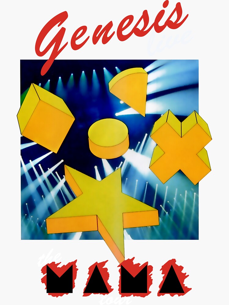 Pegatina «Génesis - mama tour» de BarmyPrints | Redbubble