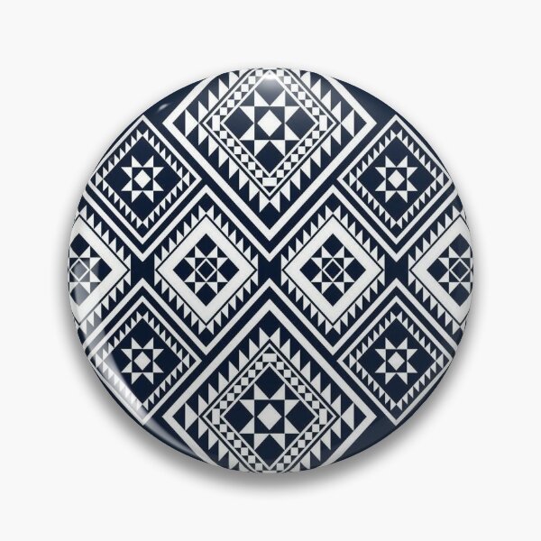 "Geometric ethnic texture embroidery with Dark Blue background design ...
