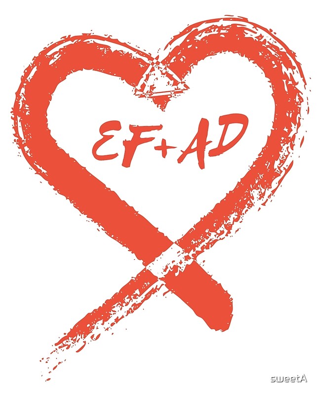 "PLL's EF + AD - Emison Kissing Rock Heart" by sweetA | Redbubble