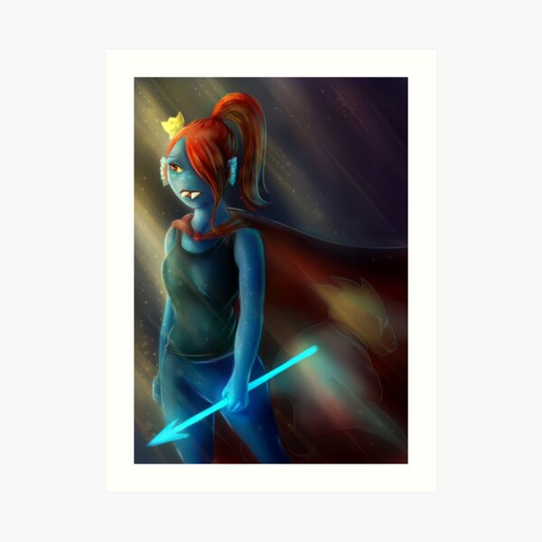 "UNDERTALE - Queen Undyne" Art Print by RobynRot-Art | Redbubble