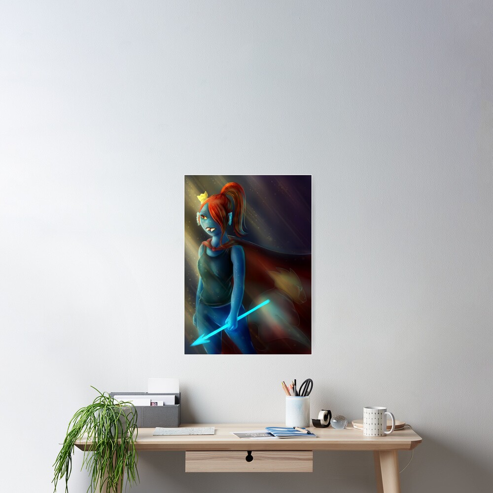 "UNDERTALE - Queen Undyne" Poster for Sale by RobynRot-Art | Redbubble