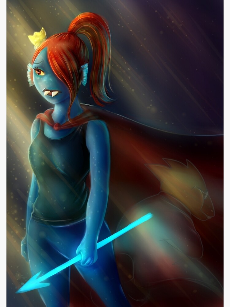 "UNDERTALE - Queen Undyne" Poster for Sale by RobynRot-Art | Redbubble