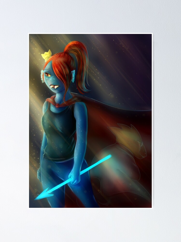 "UNDERTALE - Queen Undyne" Poster for Sale by RobynRot-Art | Redbubble