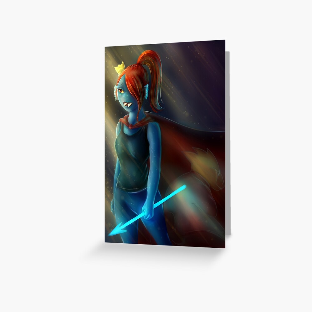 "UNDERTALE - Queen Undyne" Greeting Card by RobynRot-Art | Redbubble