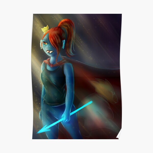 "UNDERTALE - Queen Undyne" Poster for Sale by RobynRot-Art | Redbubble