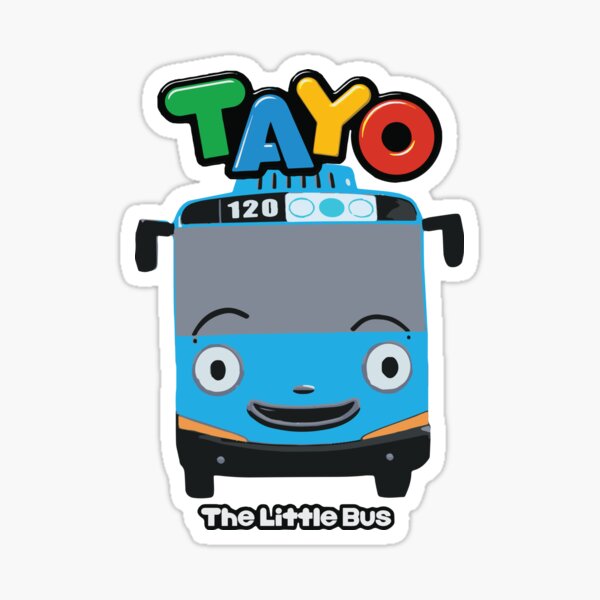 "Tayo the City Bus" Sticker for Sale by cowtownCOWBOY | Redbubble