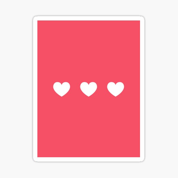 "Heart React" Sticker for Sale by MemeScone | Redbubble