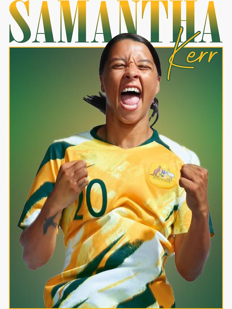 "SAM KERR" Sticker for Sale by beelagross | Redbubble
